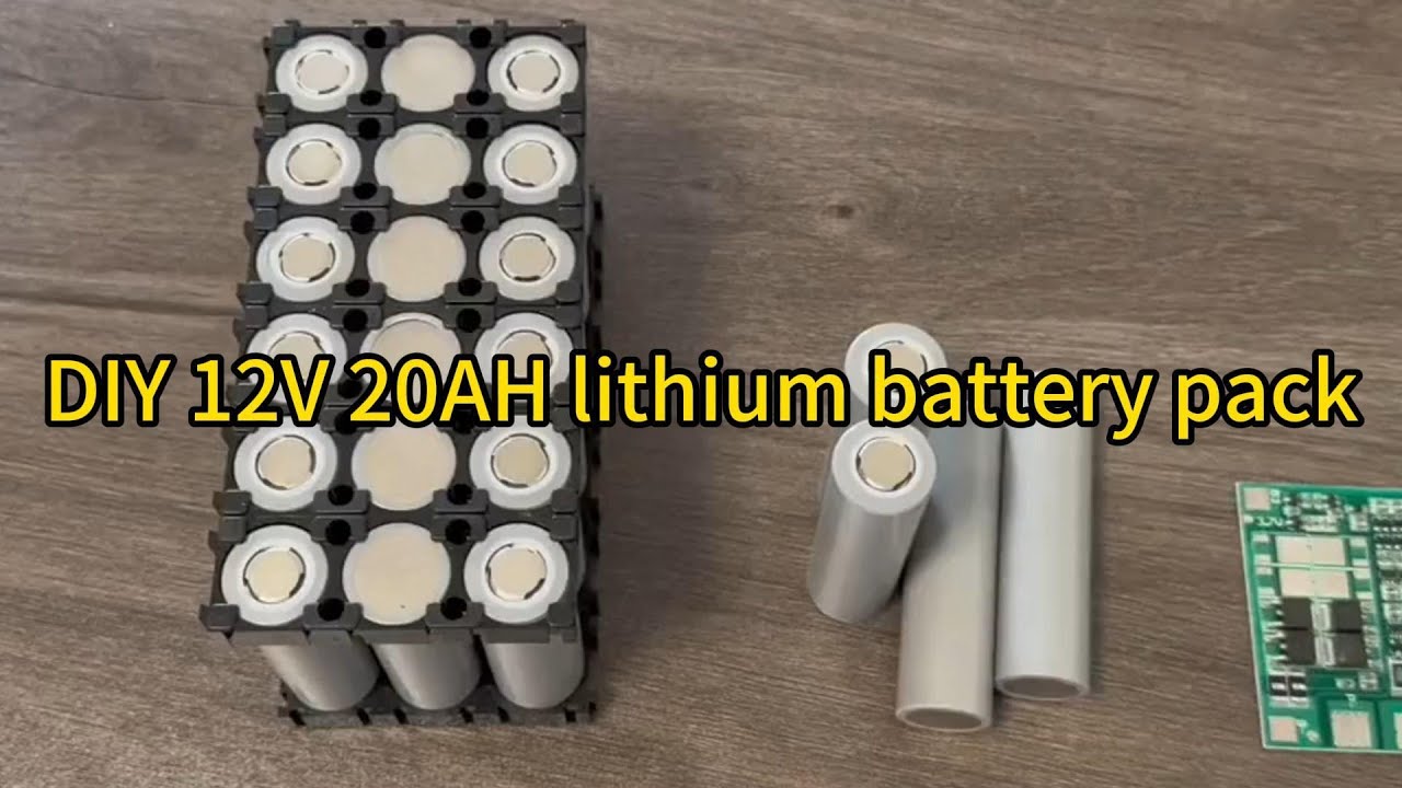 DIY 12V 20AH Lithium Battery Packs - YouTube
