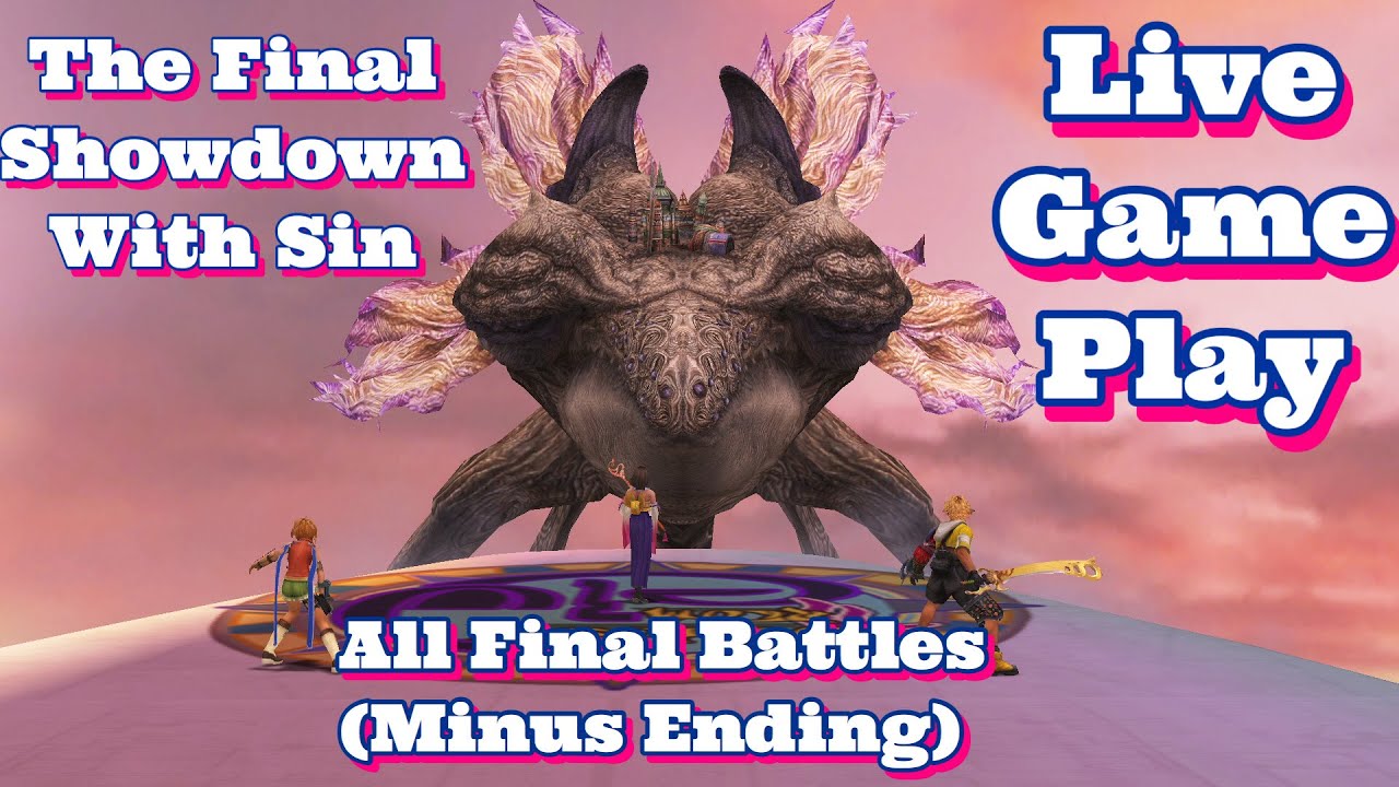 Final Fantasy X FFX LIVE gameplay Ending Battles (no ending) - YouTube