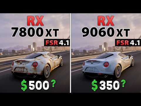 RX 7800 XT vs RX 9060 XT | Used or New? 1440p + FSR 4.1