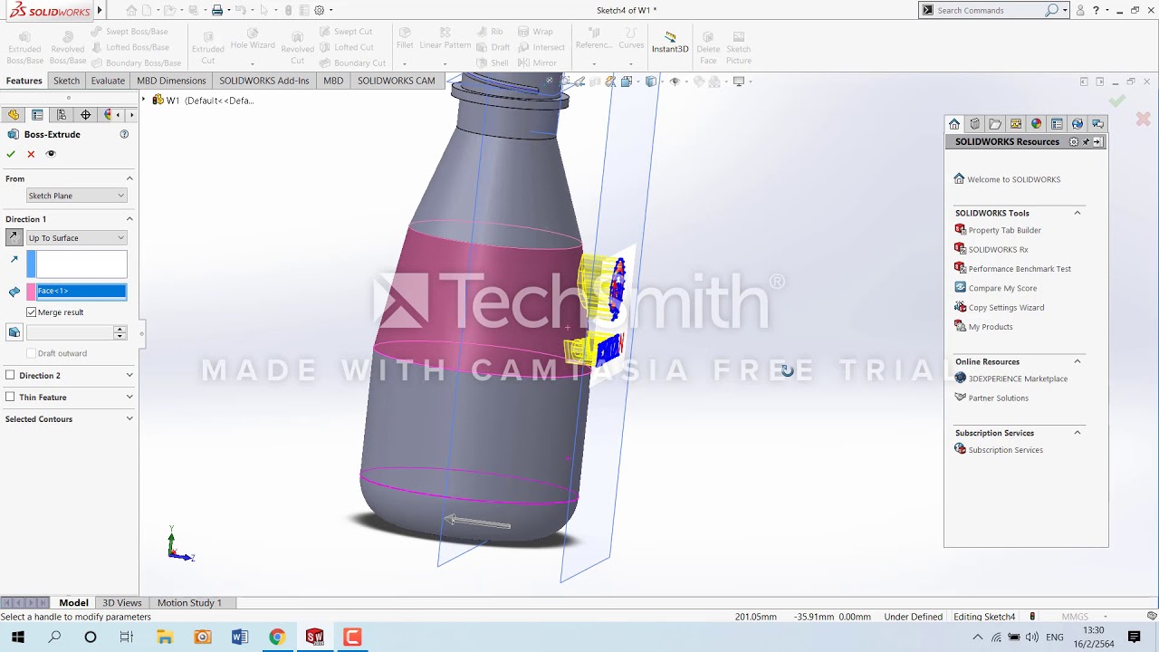 bottle thread and patterns - YouTube