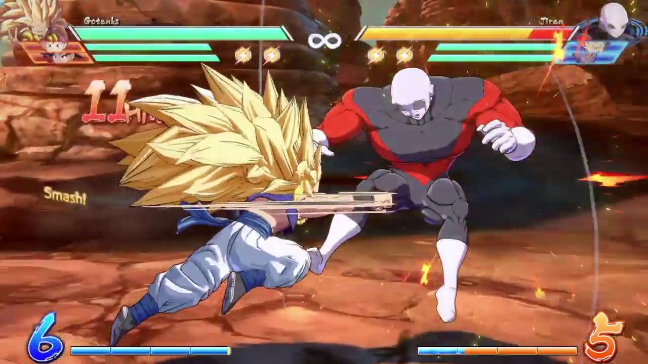 DBFZ Gotenks ex machine punch loop 106 hits (Ft Videl Z-change) - YouTube