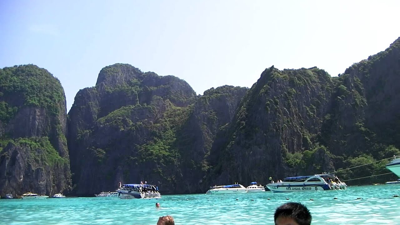 Swimming at Maya Bay - YouTube