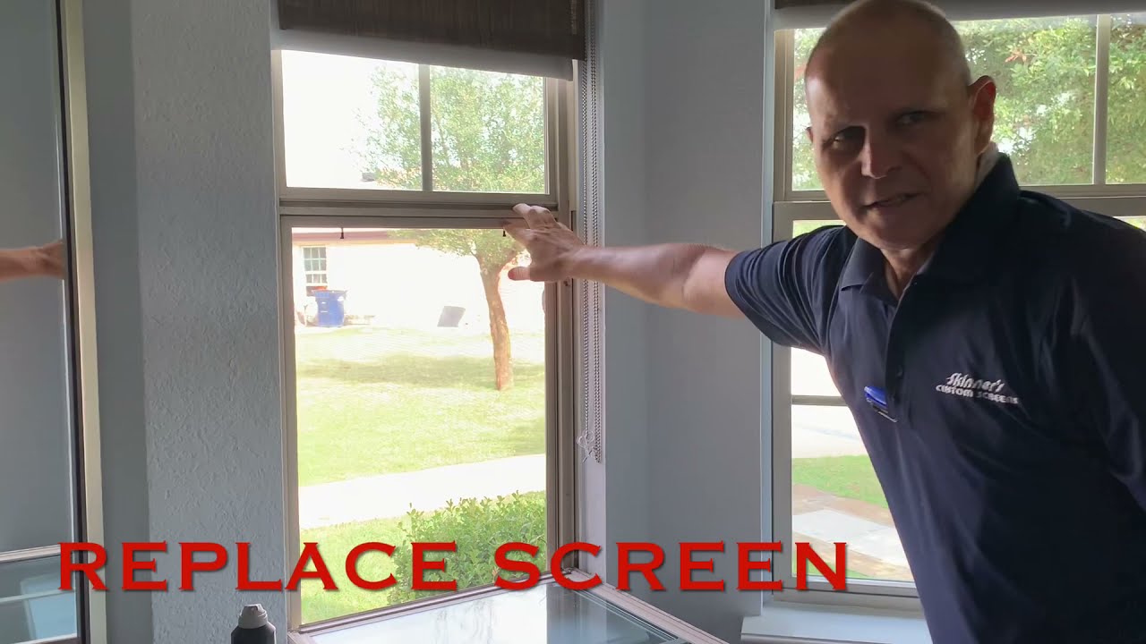 TILT SASH WINDOW SCREEN TUTORIAL - YouTube