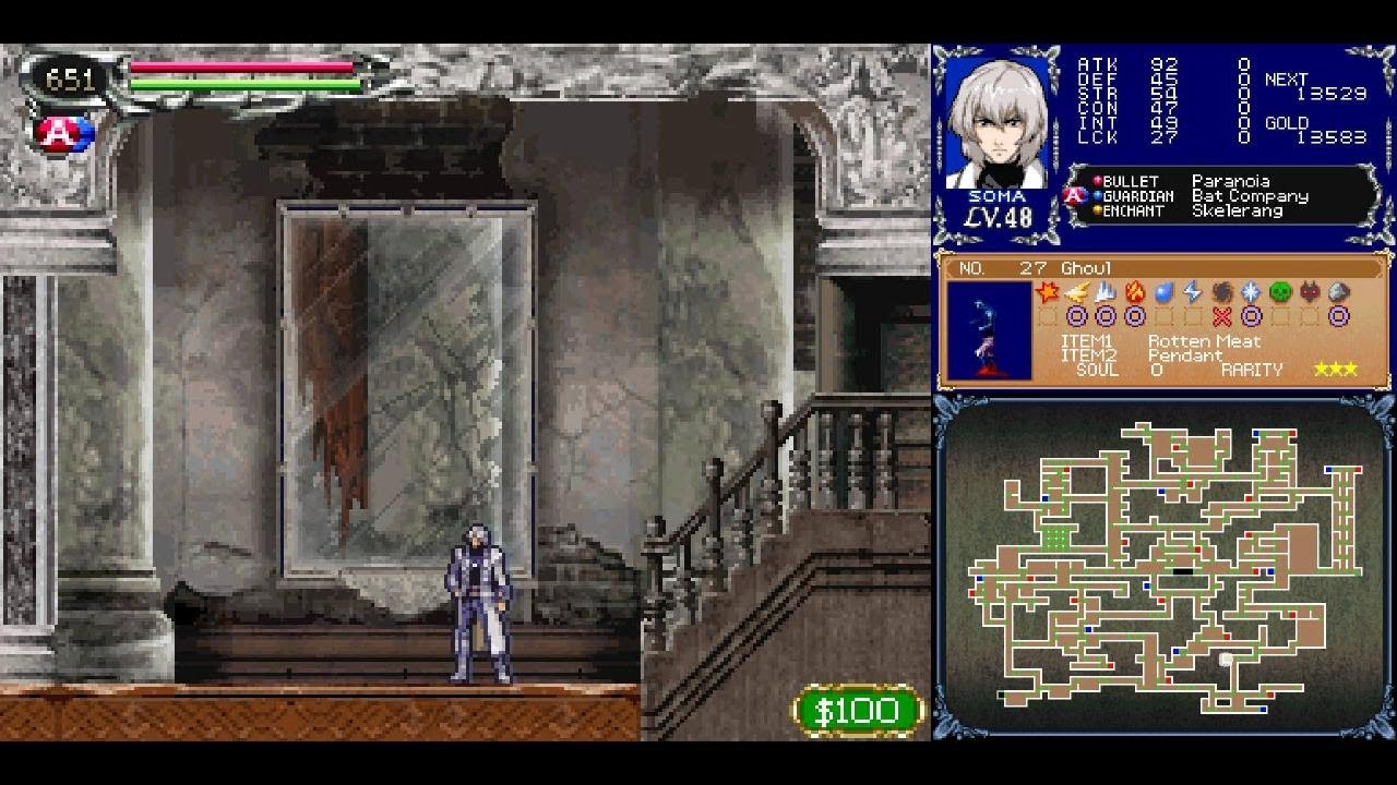 CarlosX360 has "Paranoia," let's find Mirrors in Castlevania: Dawn of ...