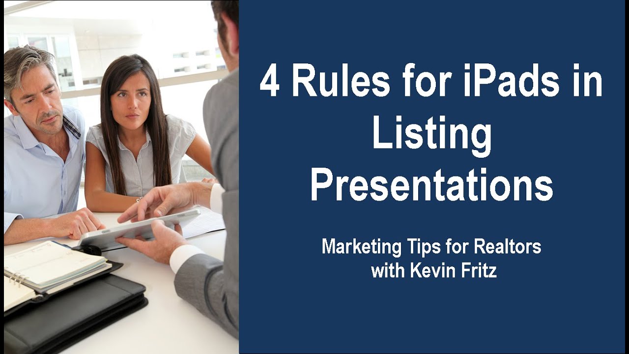 How to Use an iPad in Listing Presentations - YouTube