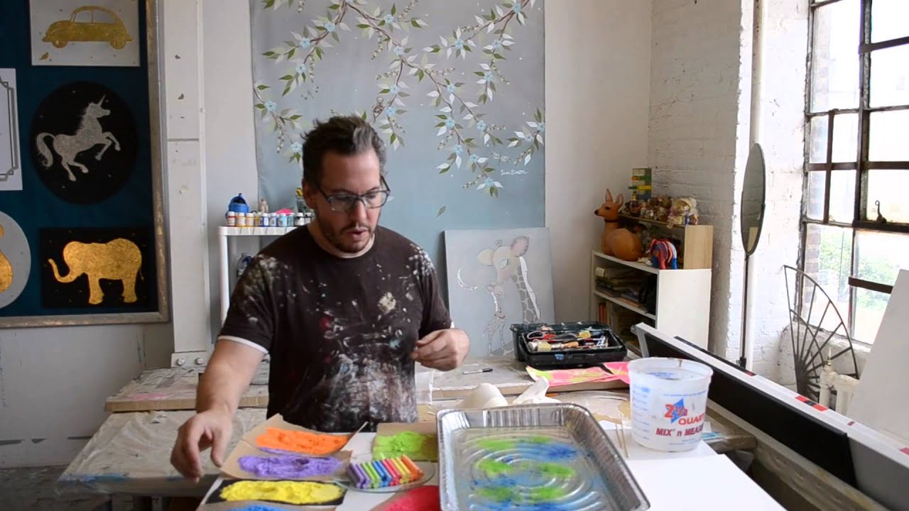 Superfly D.I.Y with Sam Simon: Abstract Art with Chalk - YouTube