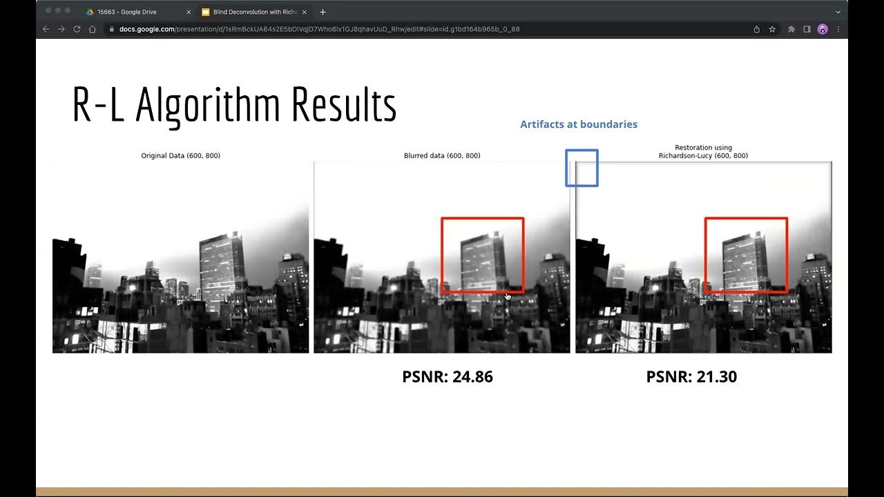Xiaoyu Bi: Blind Deconvolution with Richardson-Lucy Algorithm - YouTube