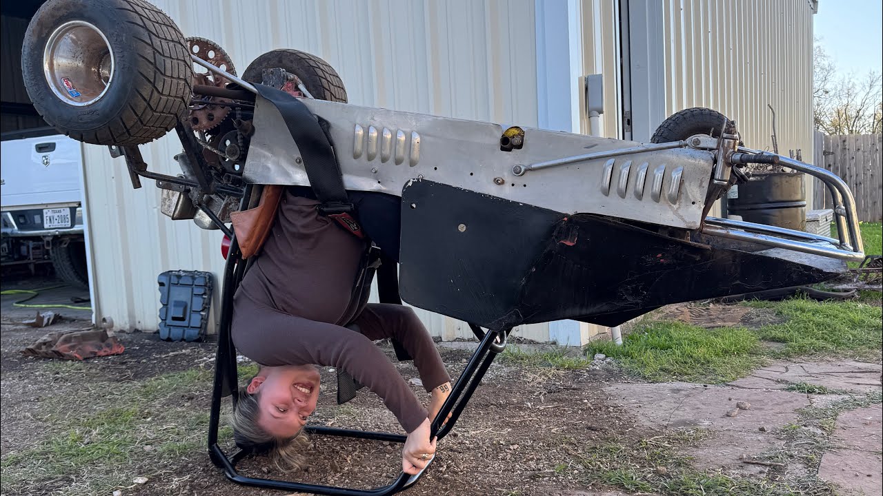 Predator powered Go karts on the new track - YouTube