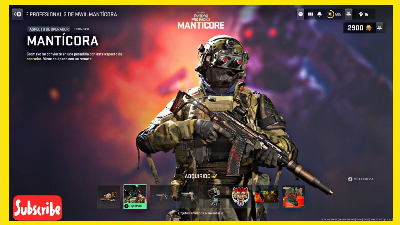 "PROPACK MANTICORA" WARZONE 2 Y MW2 - YouTube