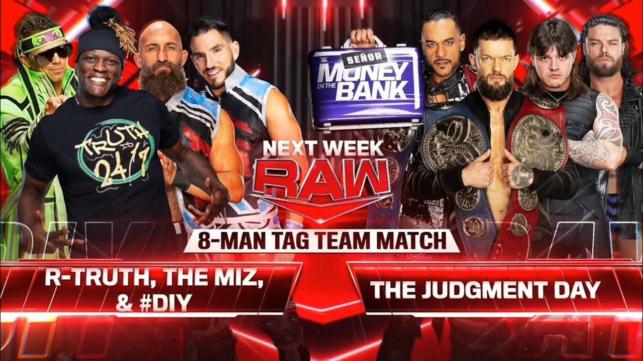 R Truth The Miz And Diy Vs The Judgment Day 8 Man Tag Team Match 2 2