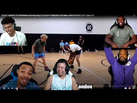 FLIGHT ONE OF A KIND LOL! ZOOM CALL 1V1 BASKETBALL REACTION WITH FLIGHT, LSK & CASH!!