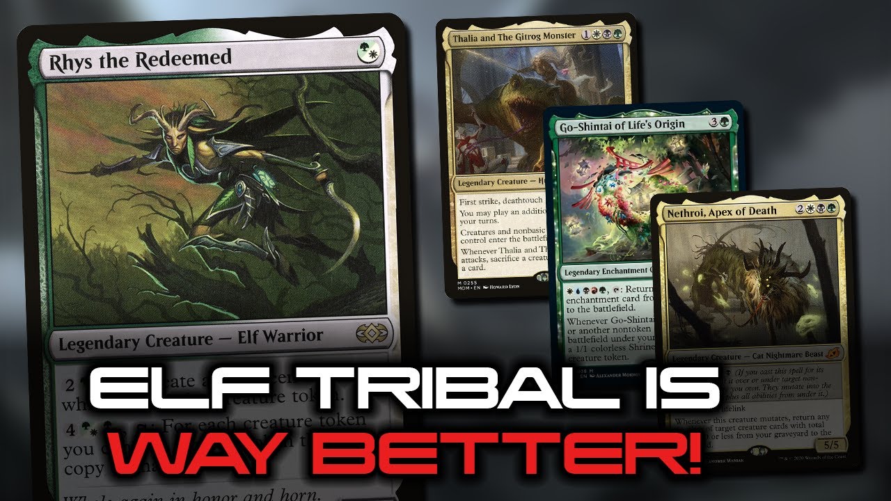 That's More Like It! Rhys Elf Tribal MTG Commander Gameplay - YouTube