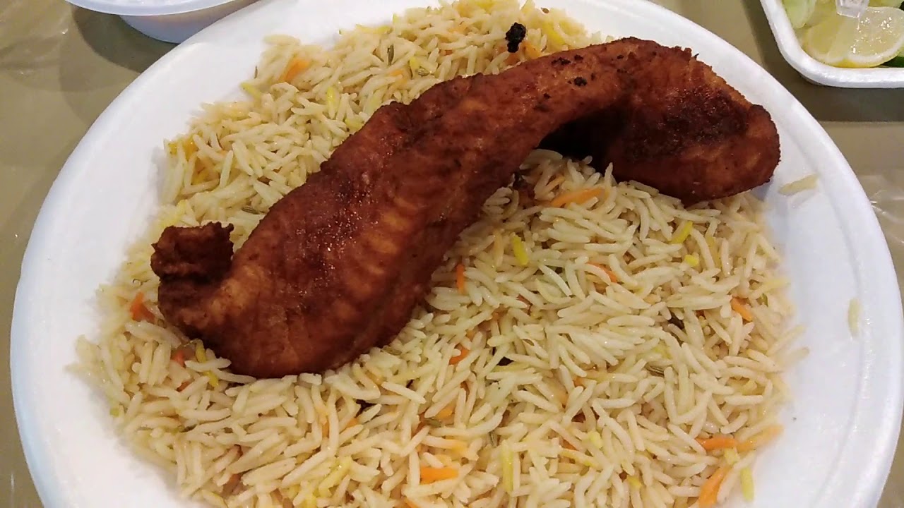 Fish Hamour mandi in dubai - YouTube