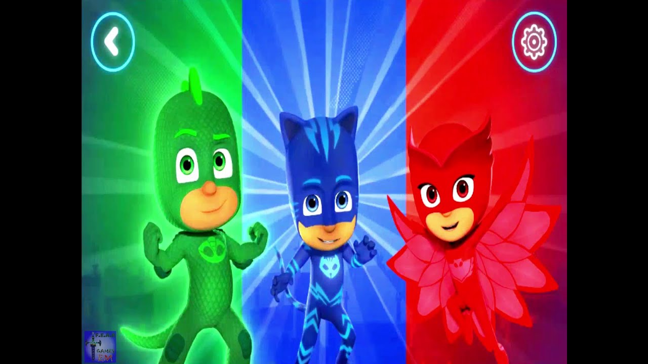 PJ MASKS "MOONLIGHT HEROES" - GAMEPLAY (GECKO) - YouTube