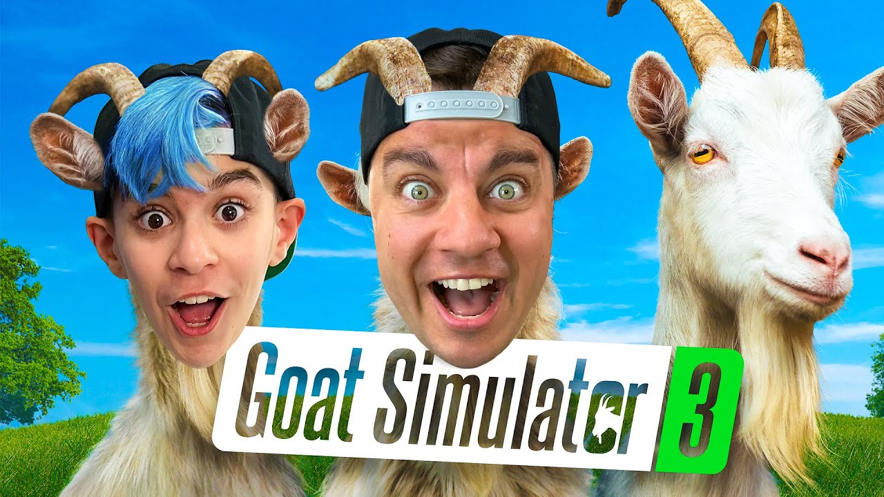 WE BECAME GOATS and Destroyed EVERYTHING | Goat Simulator 3 (Funny ...