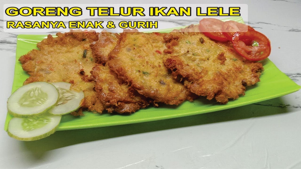 goreng telur dadar ikan lele - YouTube