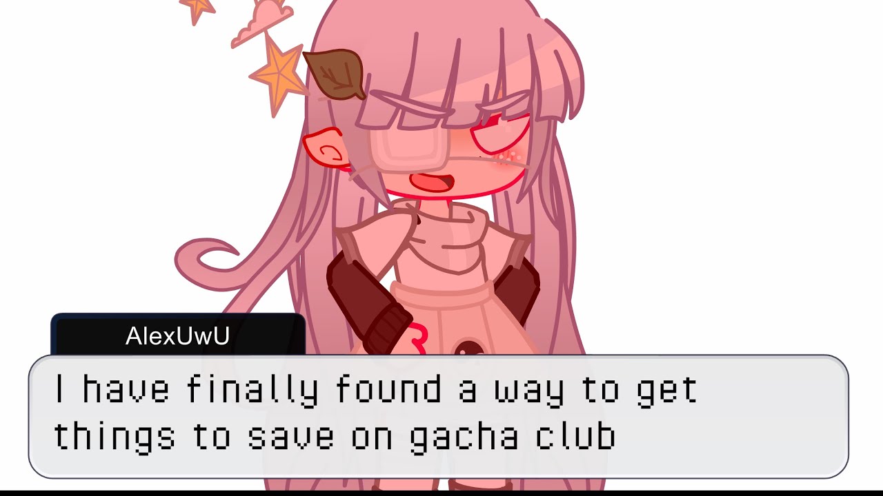 HOW TO SAVE YOUR STUFF ON GACHA CLUB! - YouTube