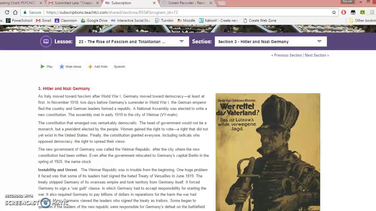 TCI Chapter 23 Section 3 Part 2 - YouTube