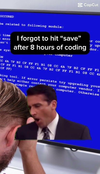 When your computer crashes during a coding session… #shorts #coding - YouTube