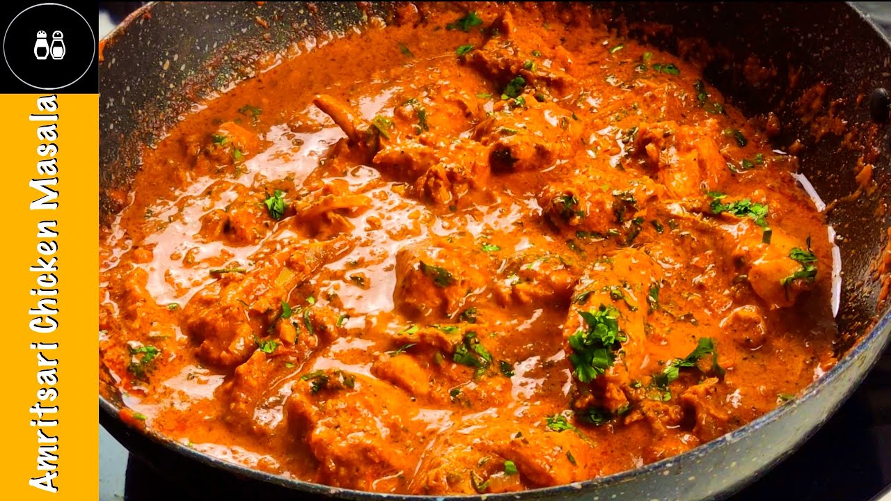 AMRITSARI CHICKEN MASALA | Punjabi style chicken | salt and Pepper ...