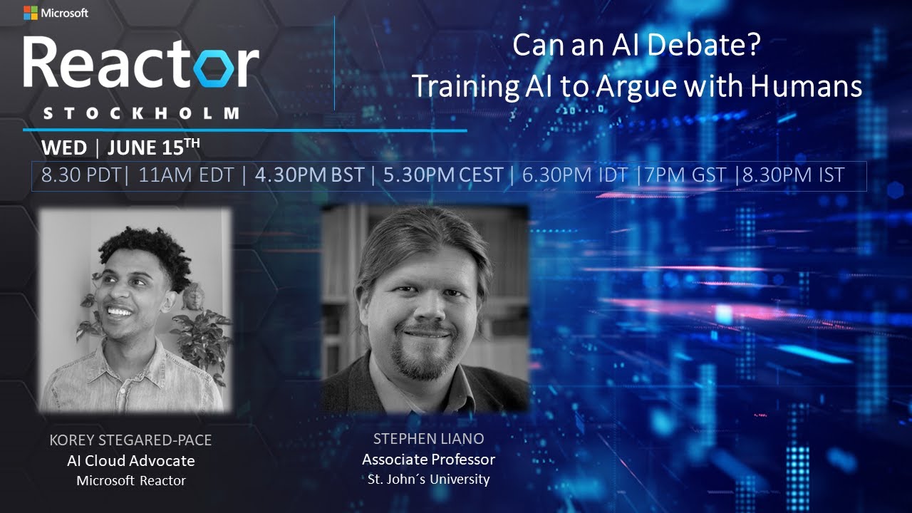 Can an AI Debate?: Training AI to Argue with Humans - YouTube