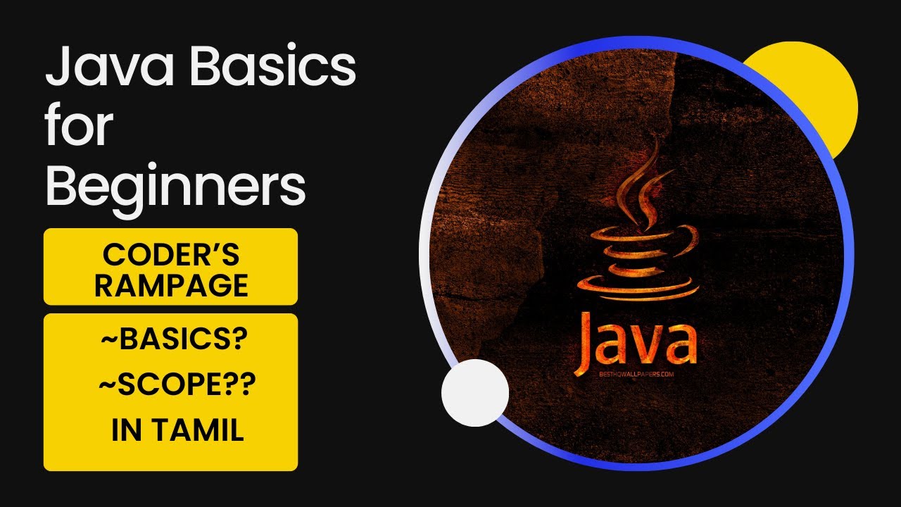 Java Basics For Beginners In Tamil💻🧑‍💻😎 Youtube