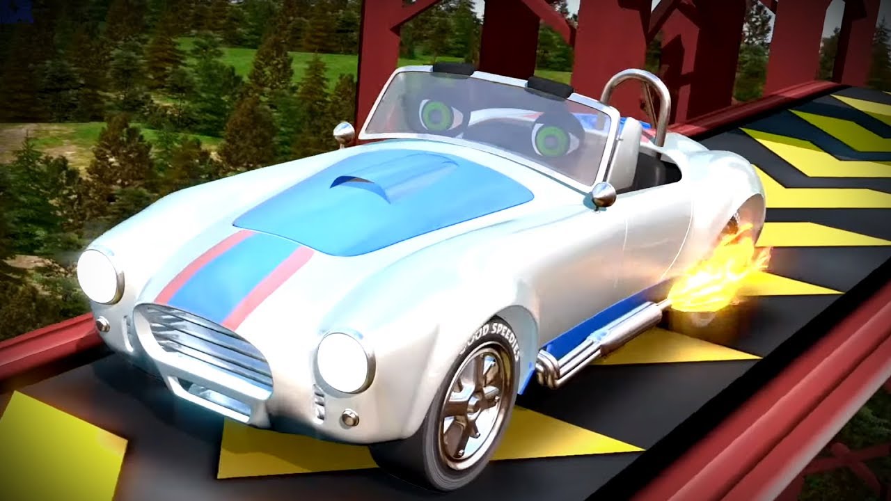 Jack Be Nimble | Speedies Car Cartoons | Kindergarten Nursery Rhymes ...