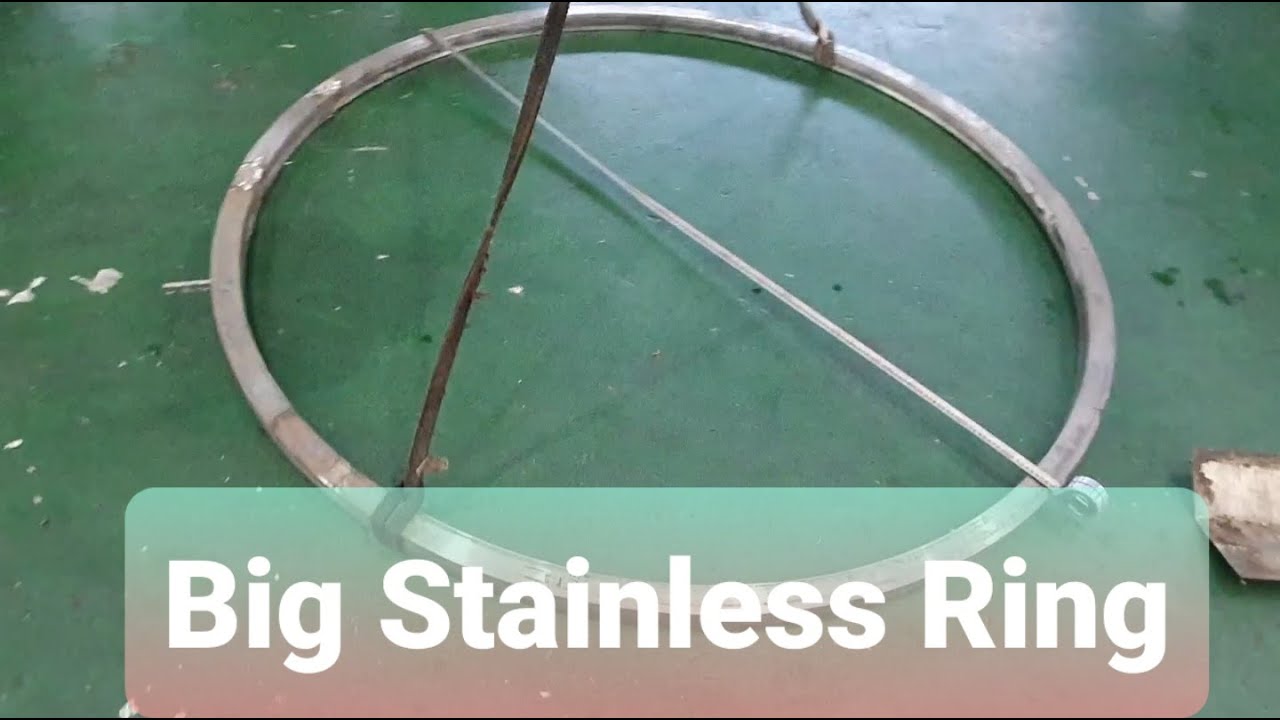 Big Stainless Ring Machining - CNC Vertical Lathe, Turning - YouTube
