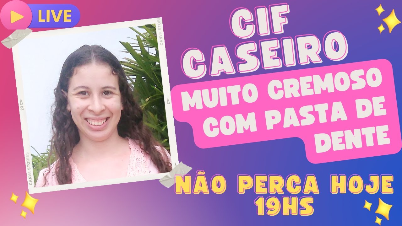 CIF CREMOSO CASEIRO COM PASTA DE DENTE MEXEU TÁ PRONTO - YouTube