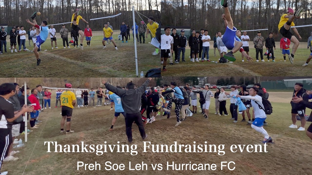 Preh Soe Leh vs Hurricane FC ( Thanksgiving Fundraising NC 2022) - YouTube