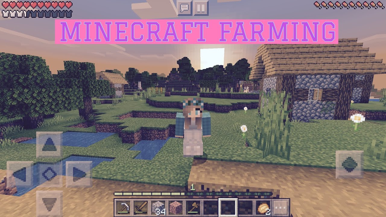 Minecraft farming ep1 - YouTube