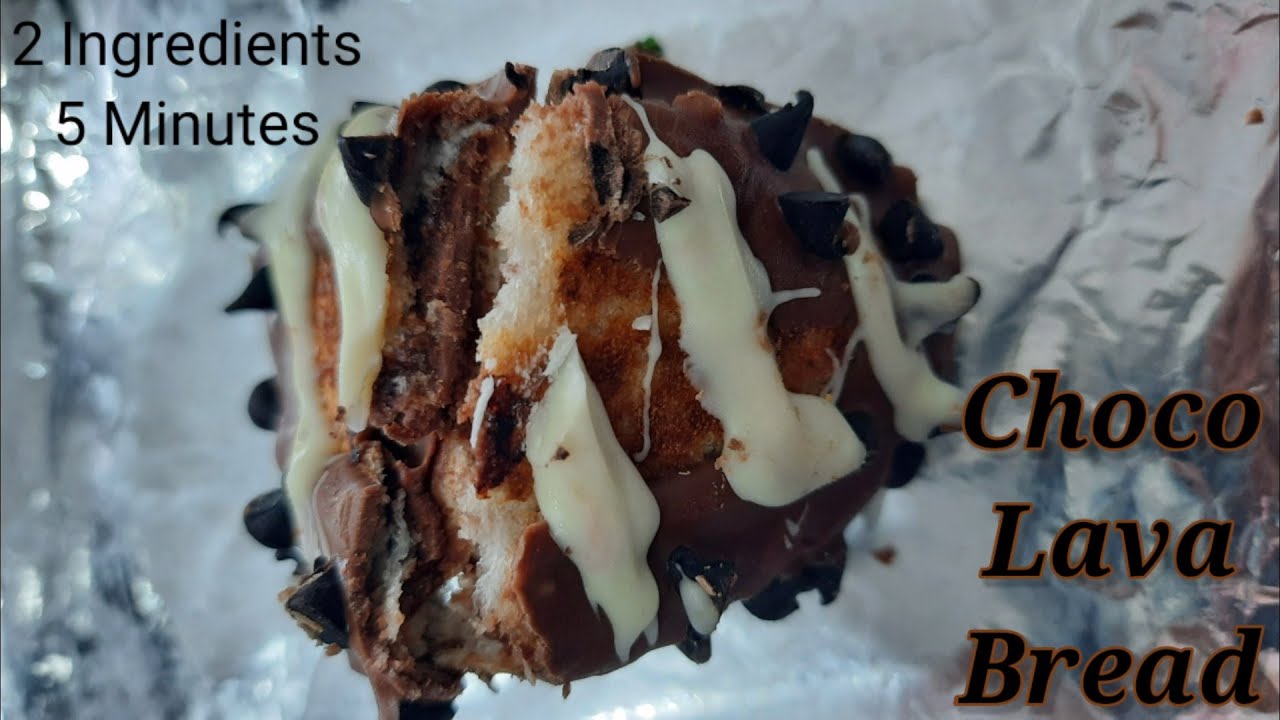 Choco lava bread | Chocolate pockets | Chocolate sandwich recipe ...