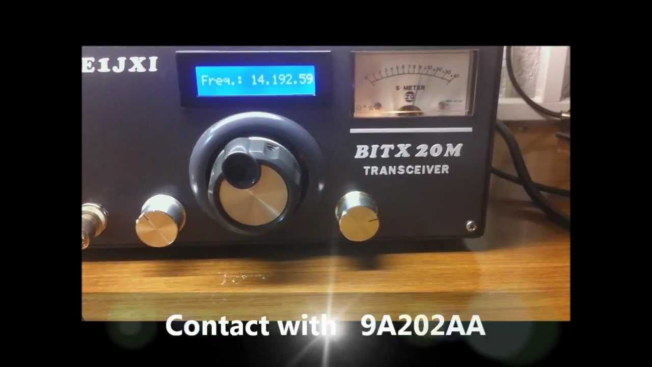 bitx transceiver 20 meters Final by pe1jxi more info om www.qrz.com qso ...