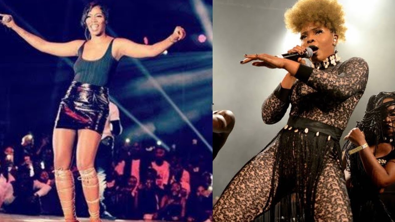 Tiwa Savage And Yemi Alade Settle Differences As Tiwa Brings Yemi Out ...