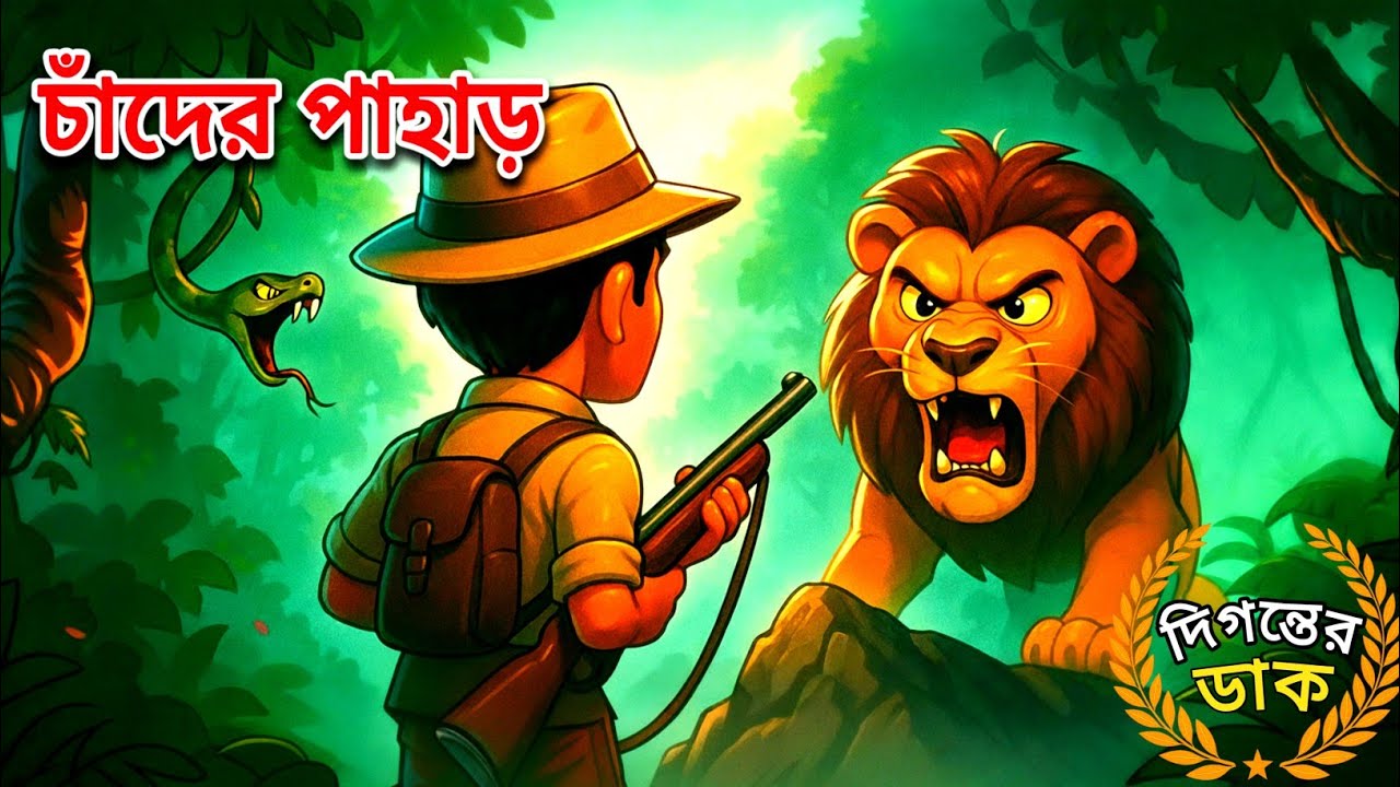 চাঁদের পাহাড় | Chander Pahar Animated Story | Bengali Adventure ...