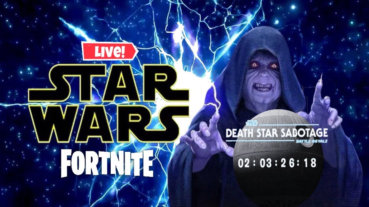 🔴 Fortnite LIVE - Death Star Sabotage Countdown- Star Wars Chapter 6 Update - YouTube