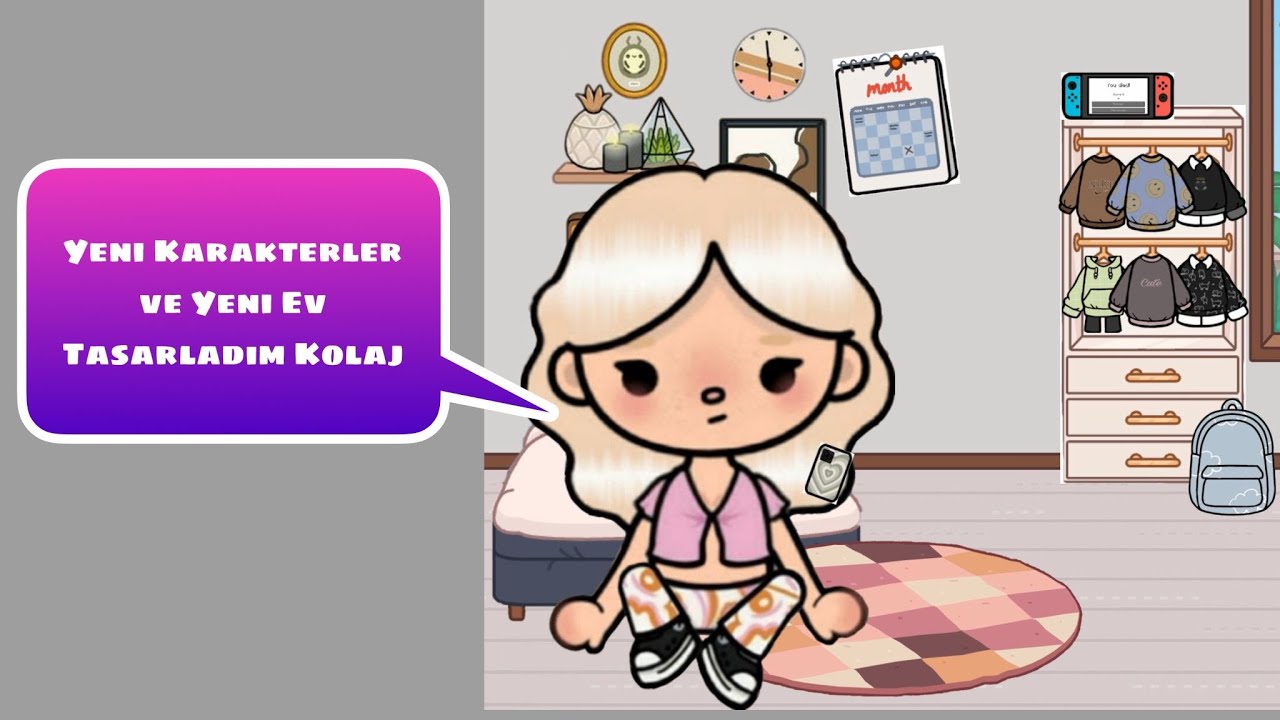 Toca Boca Life World - Yeni Karakterler ve Yeni Ev Tasarladım Kolaj ...
