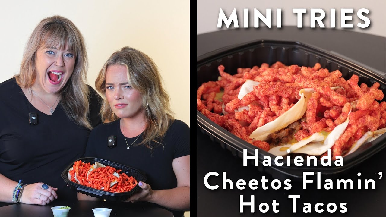 Mini Tries - Hacienda Flamin' Hot Cheetos Tacos - YouTube