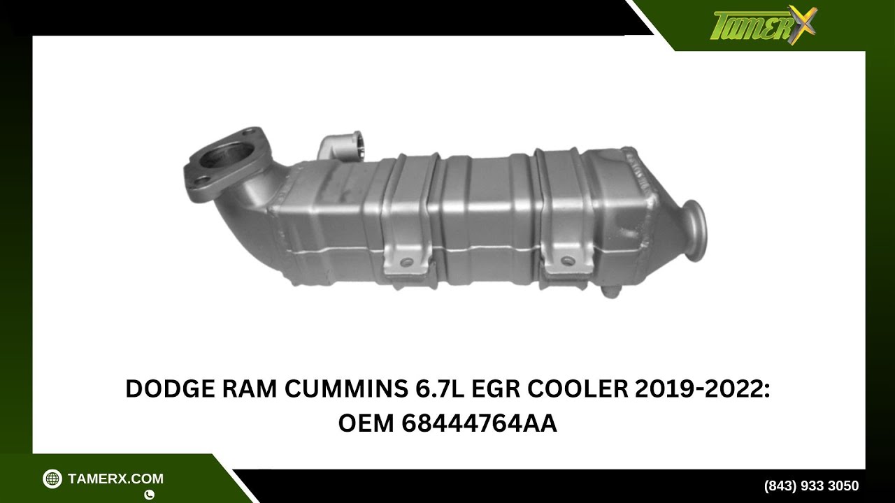 Dodge Ram Cummins 6.7L EGR Cooler 2019-2022: OEM 68444764AA - YouTube