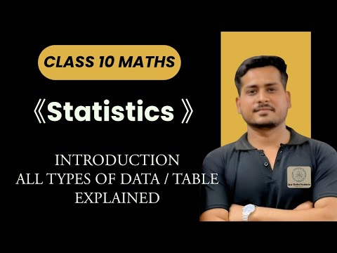 STATISTICS CLASS 10 | INTRODUCTION | CBSE | Mean, Median & Mode | BOARD EXAM 2025 | PIYUSH SIR ...