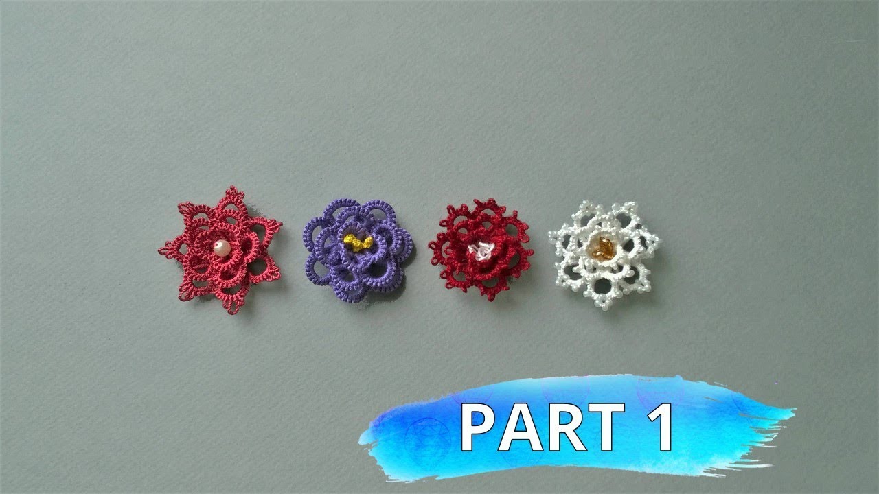 Needle Tatting Flower Tutorial | Best Flower Site