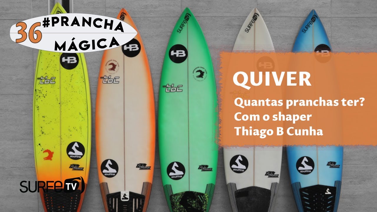 Quiver: quantas pranchas ter? Como montar o melhor pra você? - Prancha ...