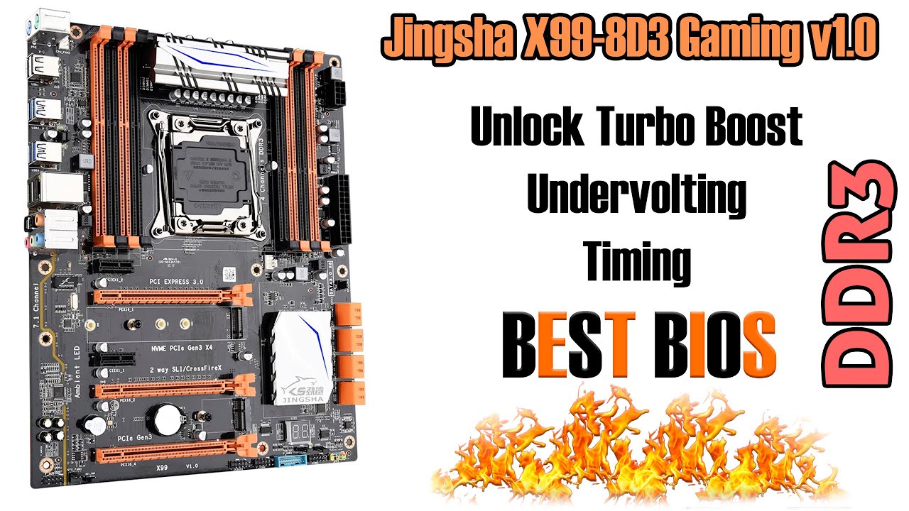 Jingsha X99-8D3 Gaming v1.0 - в ней есть всё, что тебе необходимо, но .....😅 Обзор, лучший BIOS ...