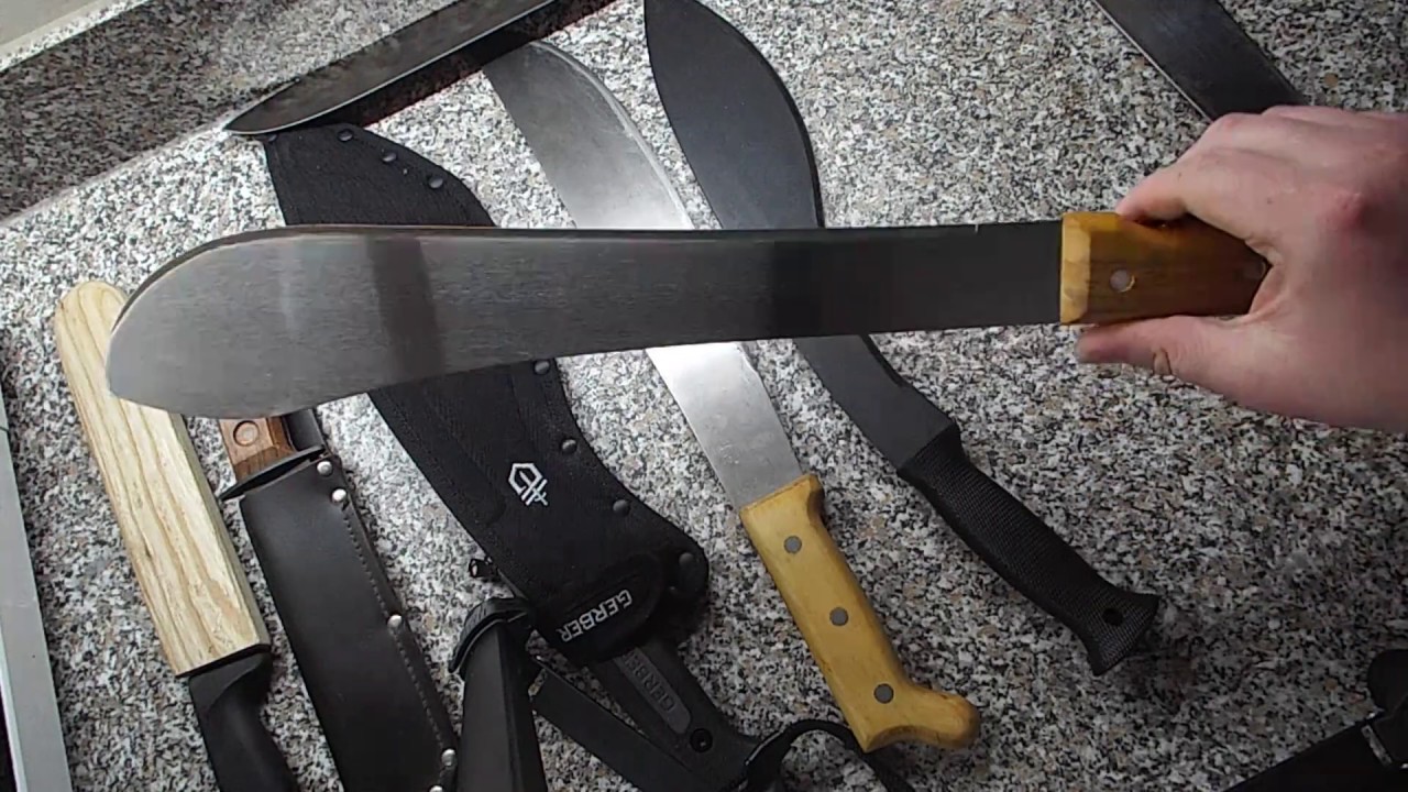 My Machete Collection. - YouTube