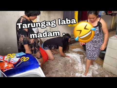 Si madam nalang nanglaba 🤣 - YouTube
