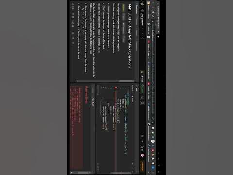Build array using stack operations #leetcode #code #codingchallenge #trend # ...