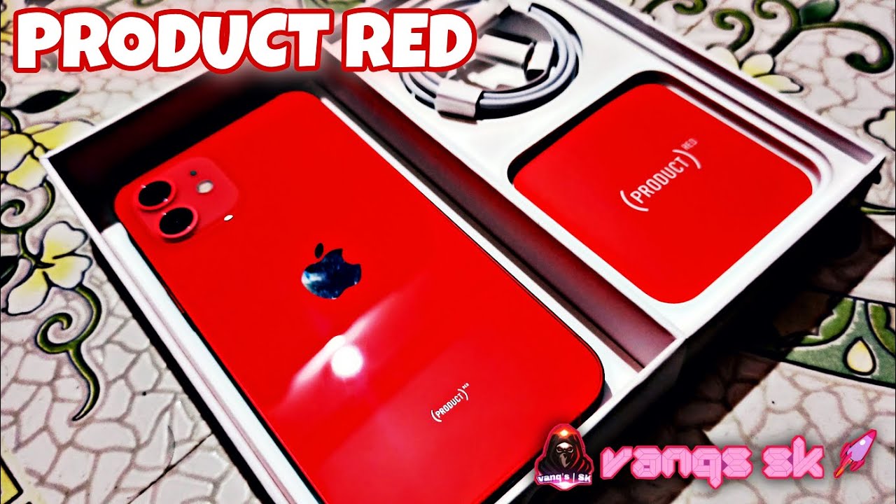 PRODUCT RED iPhone 12 Unboxing - YouTube