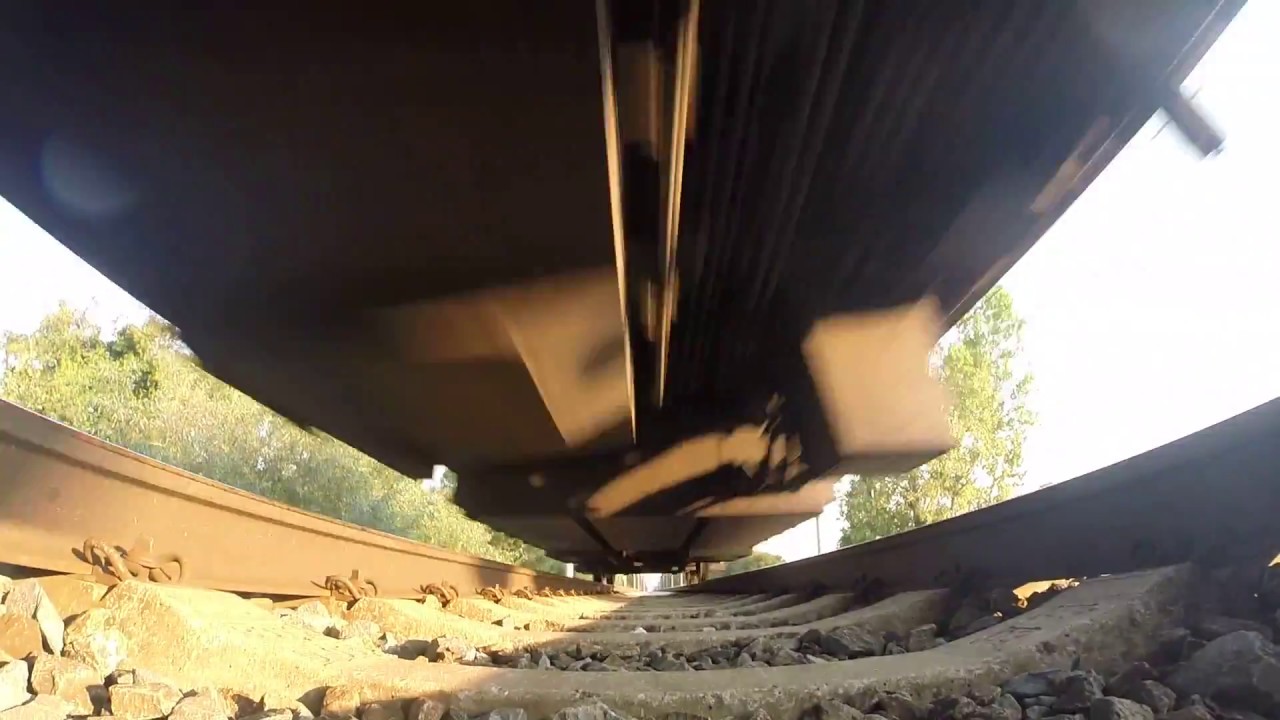 Camera under train - YouTube
