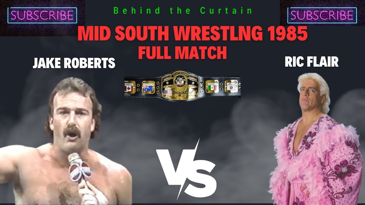 Behind the Curtain Watch Along: Ric Flair vs Jake Roberts NWA Title Mid ...