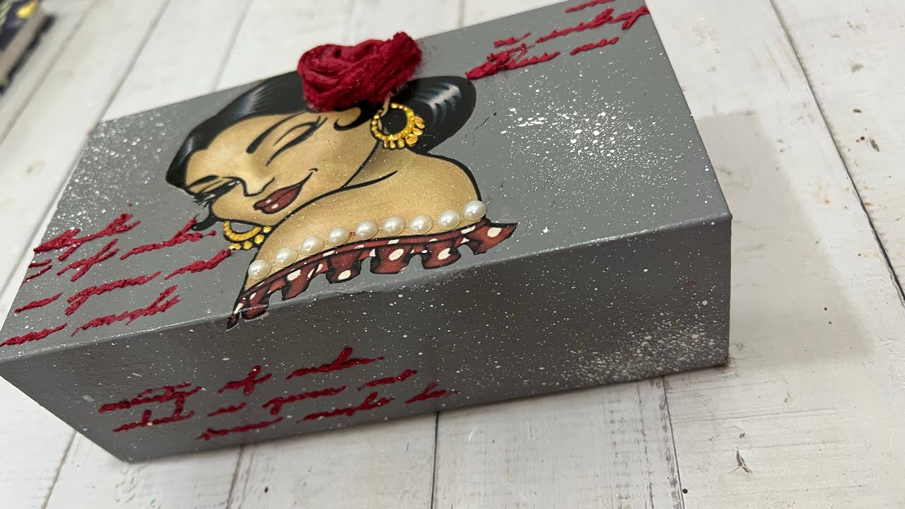 Old Mobile Box Reuse idea | DIY | craft ideas - YouTube